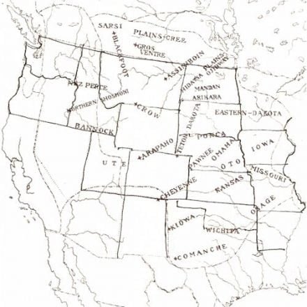 Map of Cultural Areas of American Indian Tribes – Access Genealogy
