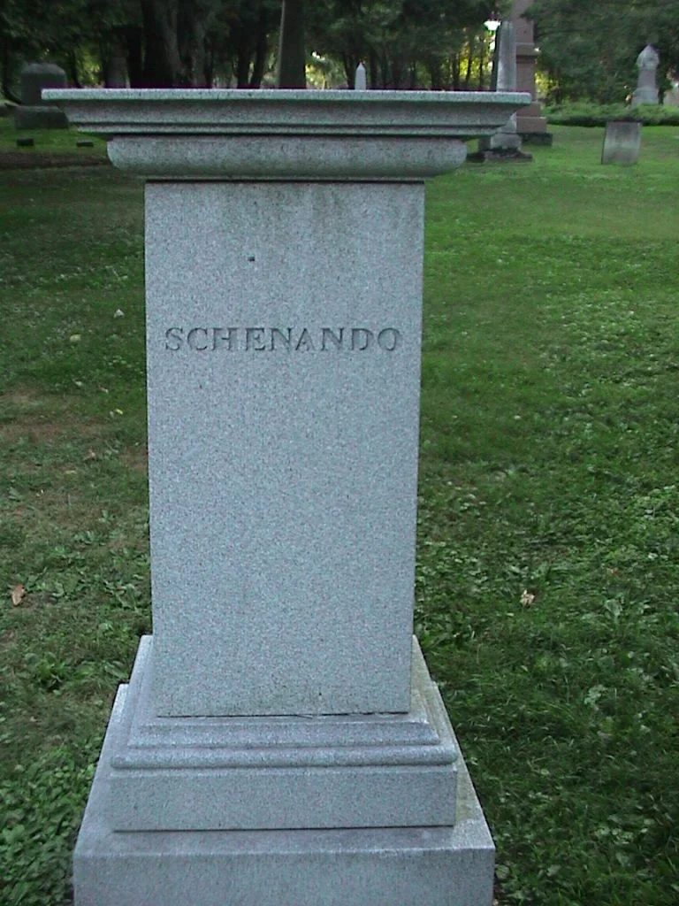 Skenandoah's Grave, Hamilton College, Clinton, New York | Access Genealogy