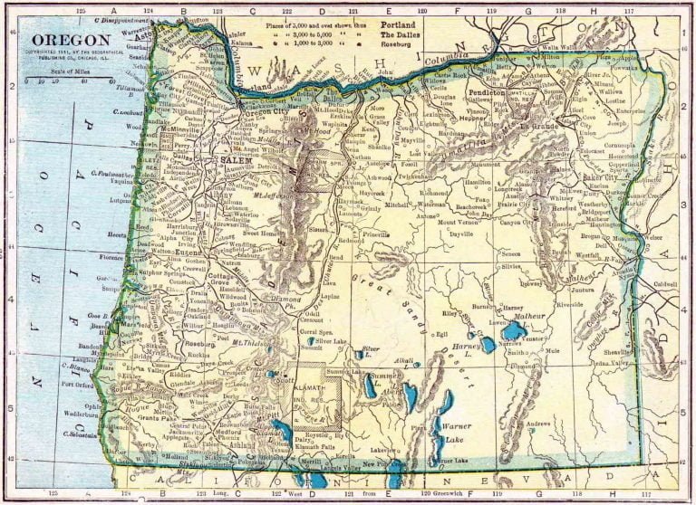 1910 Oregon Census Map – Access Genealogy