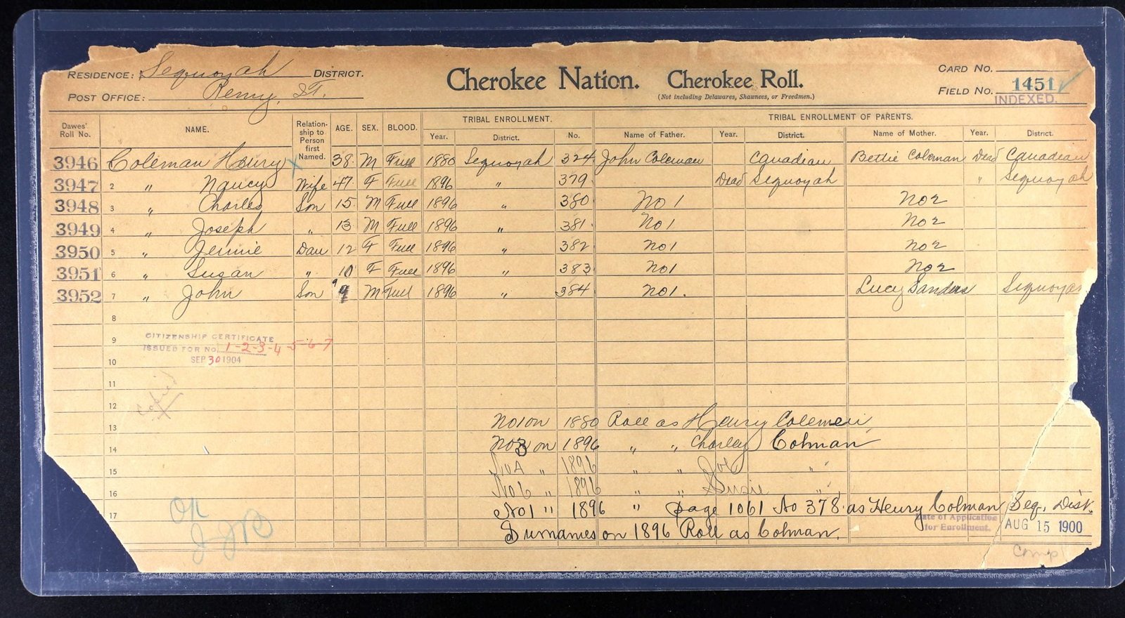 Genealogy of the Cherokee Indians Collections – Page 2 of 2 – Access ...