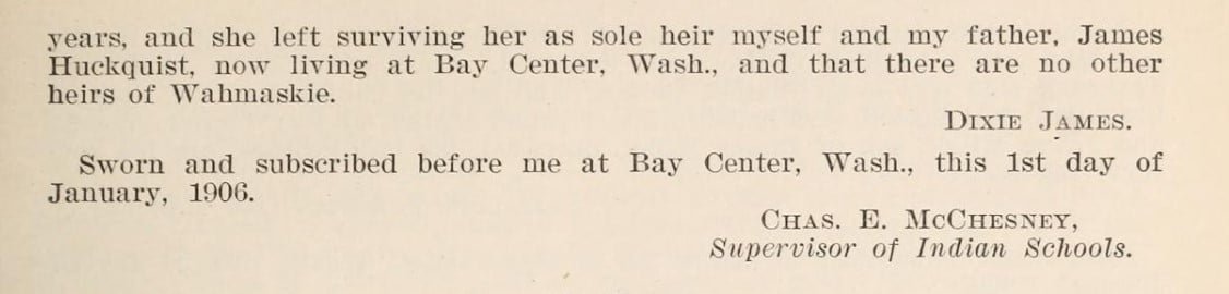 Statement No. 7 - Dixie James – Access Genealogy